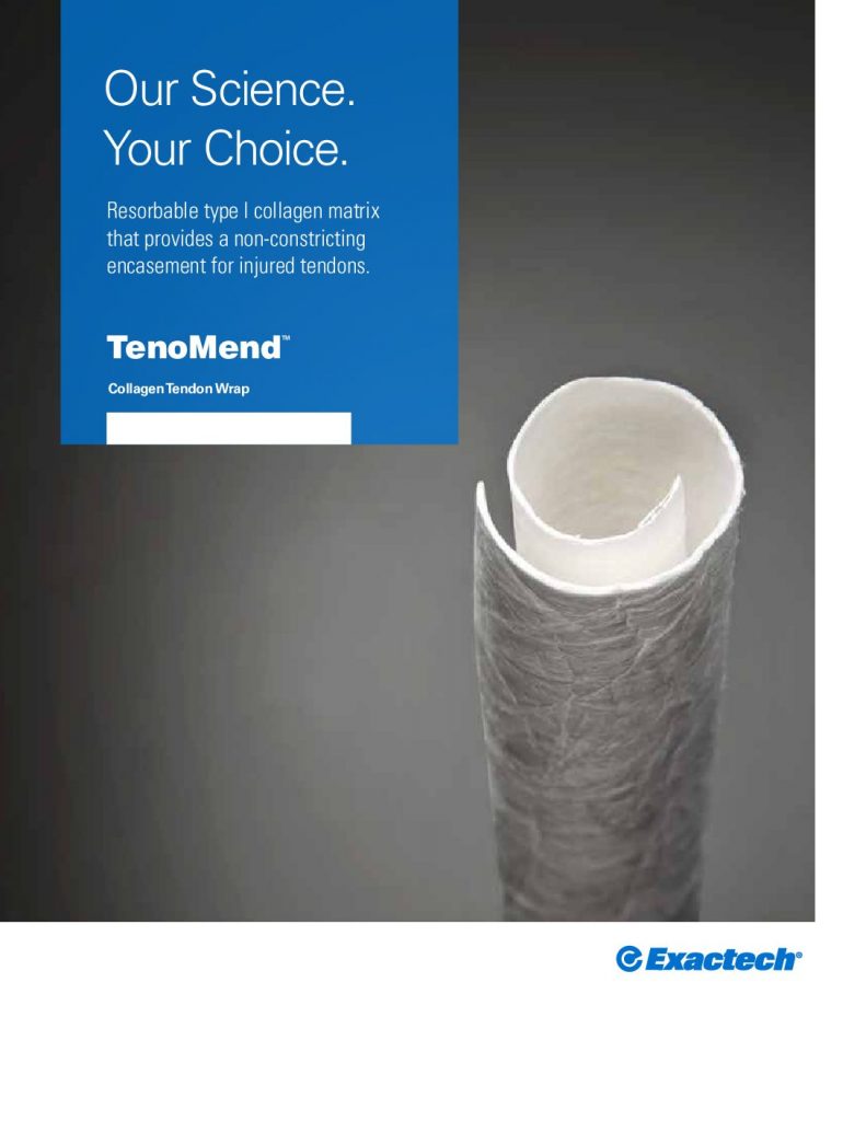 TenoMend Collagen Tendon Wrap Archives | exac.com.au